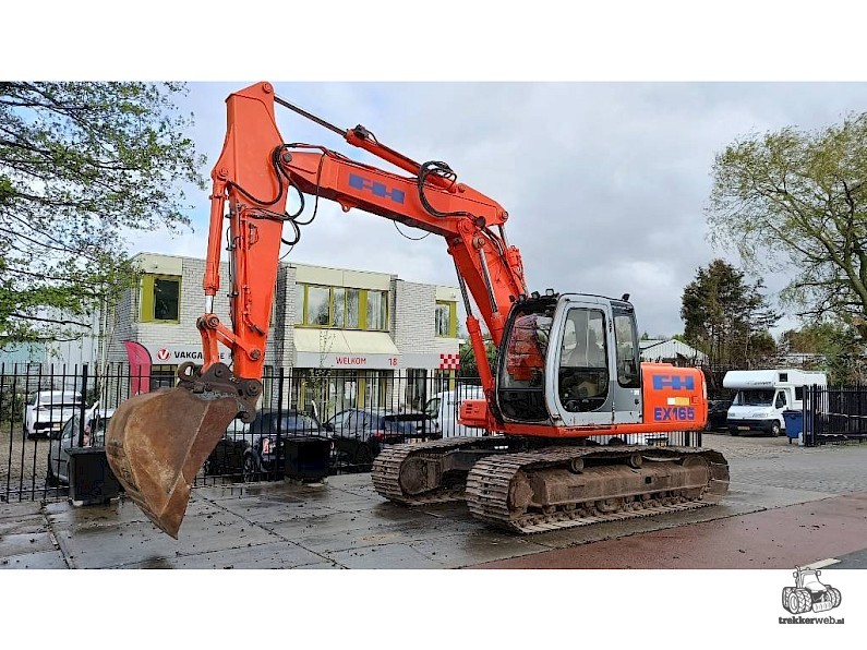 FIAT-HITACHI EX 165 rups graafmachine tracked excavator bagger - Trekkerweb