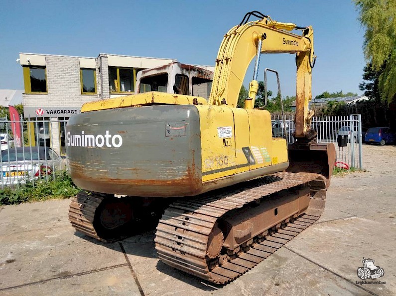 Sumitomo SH 100 graafmachine kettenbagger tracked excavator - Trekkerweb