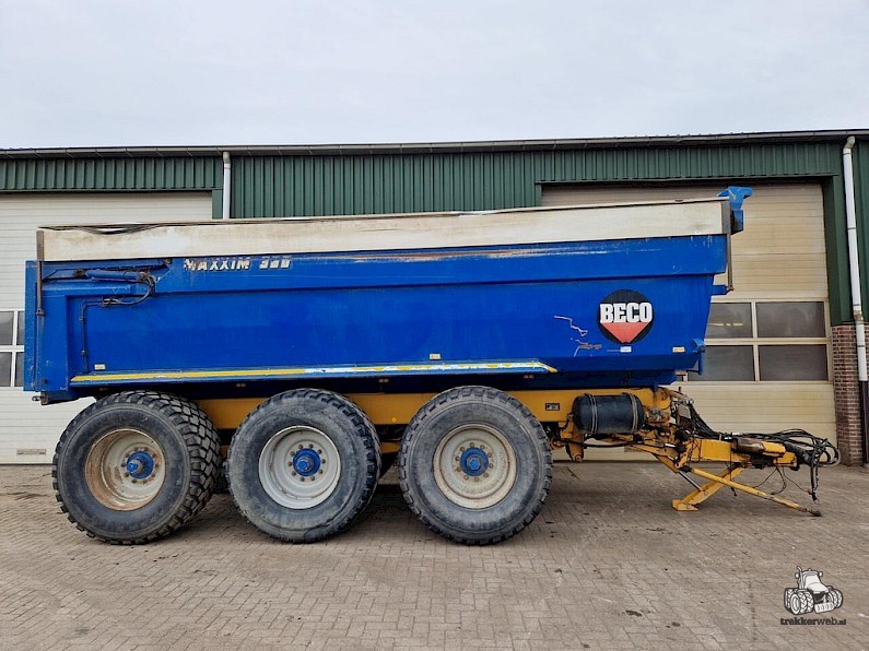 Beco Maxxim 360 dump trailer - Trekkerweb