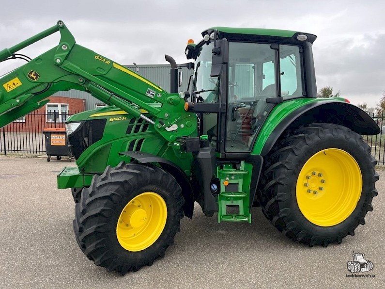 John Deere 6140M met JD 623R frontlader - Trekkerweb