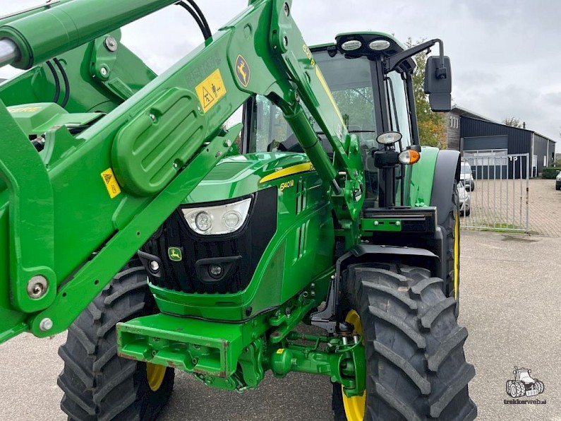 John Deere 6140M met JD 623R frontlader - Trekkerweb