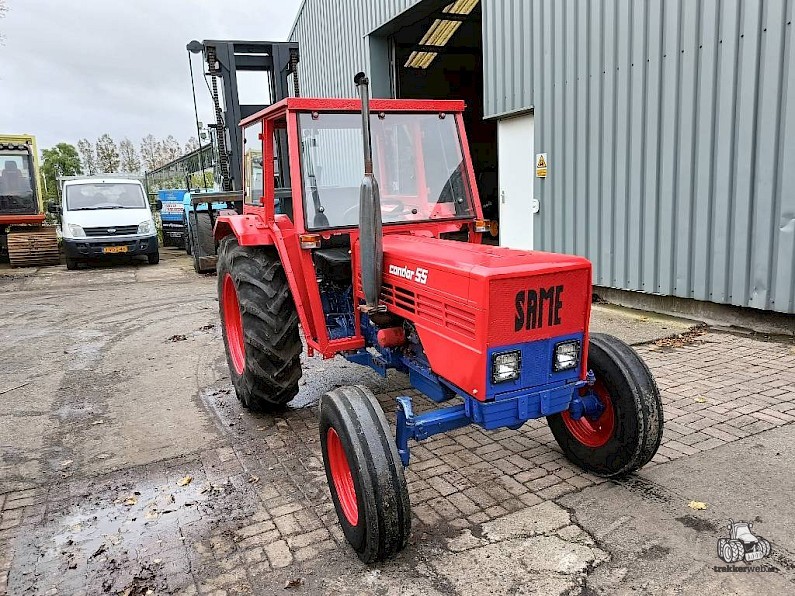 Same Condor 55 syncro V tractor trekker loader pto - Trekkerweb