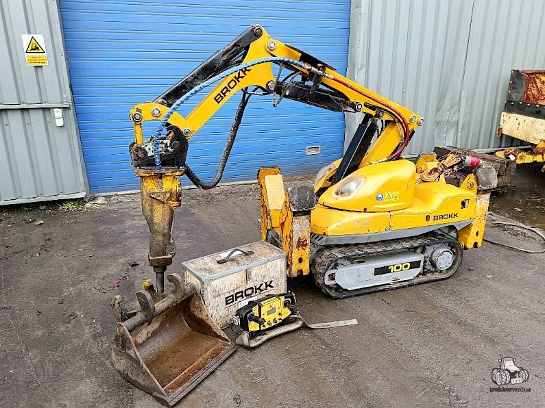 Brokk 100 Rev. A2 demolition robot husqvarna sloop kraan - Trekkerweb