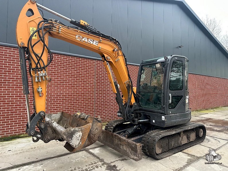 Case CX60C graafmachine / minigraver - Trekkerweb